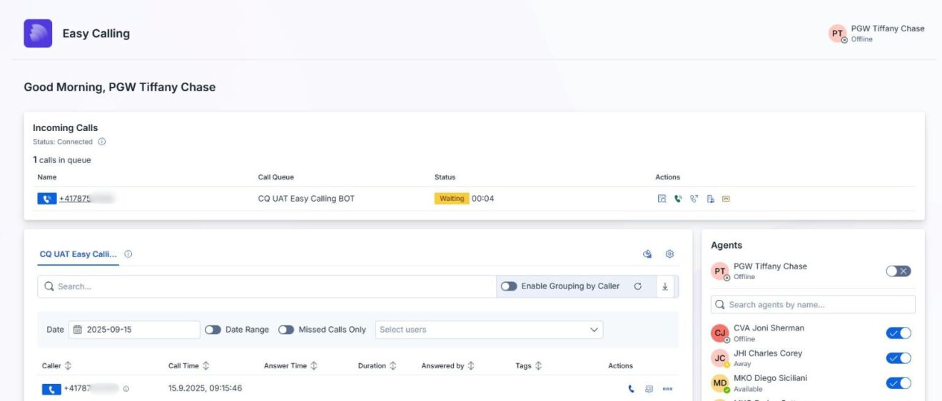 Forward calls in Microsoft Teams – Easy Calling add-on